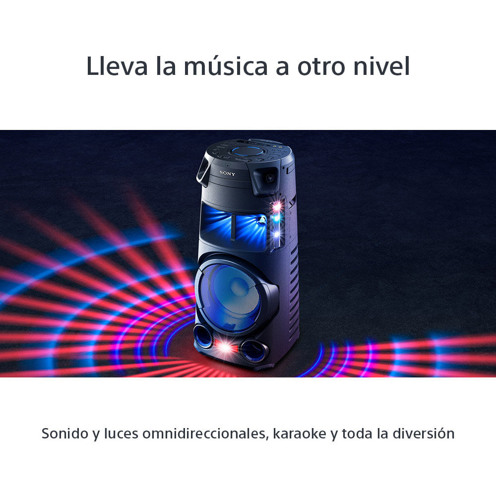 Sistema de audio de alta potencia V43D con tecnología BLUETOOTH® | Sony ...