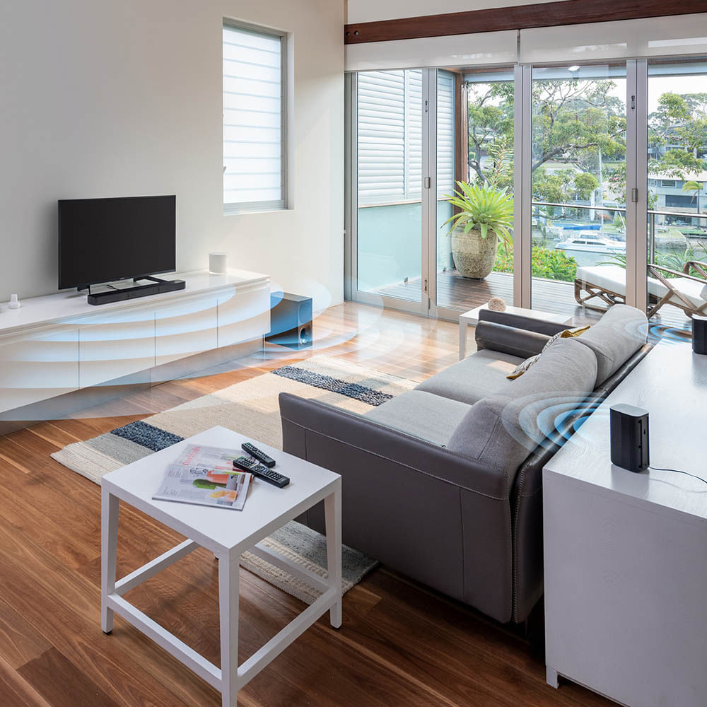 Sistema de teatro en casa de 5.1 canales con barra de sonido | HT-S20R ...